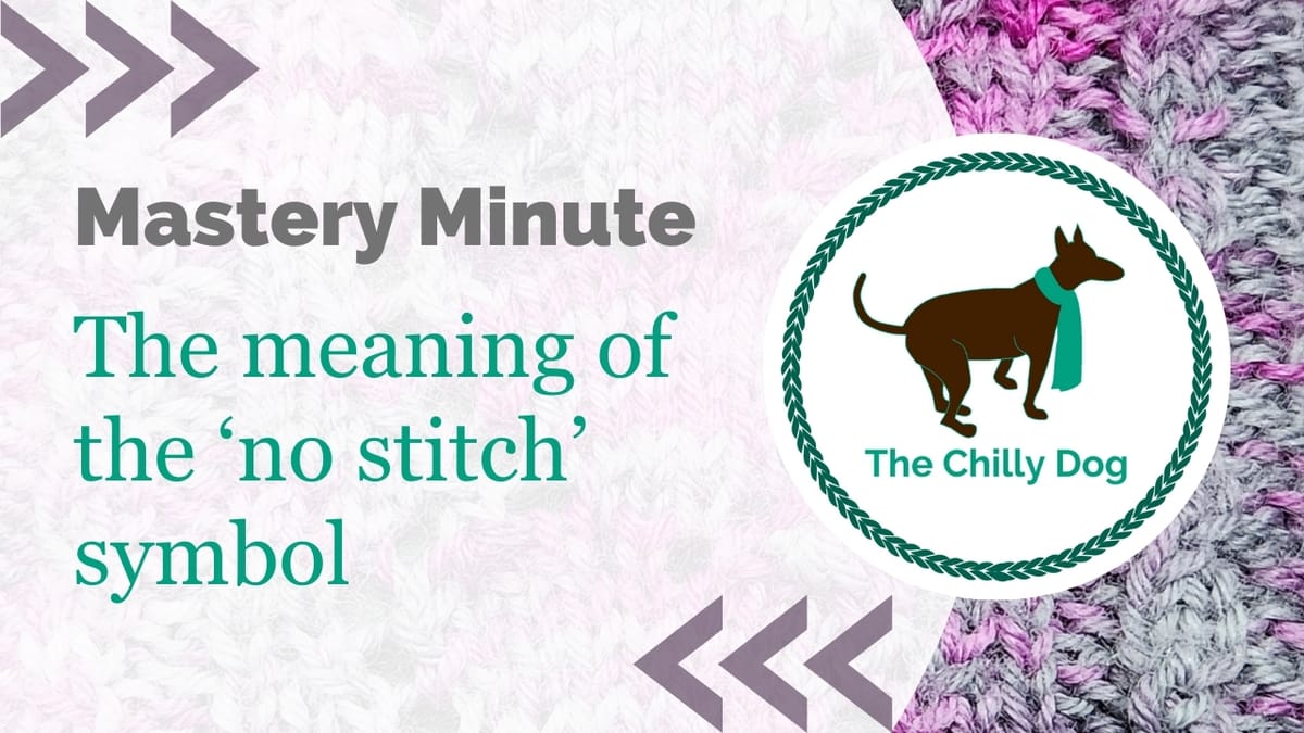 What Does the "No Stitch" Symbol Mean?